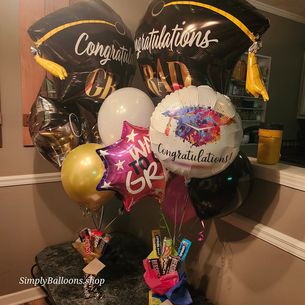 Simply Balloons! We deliver your balloons where and when you want.